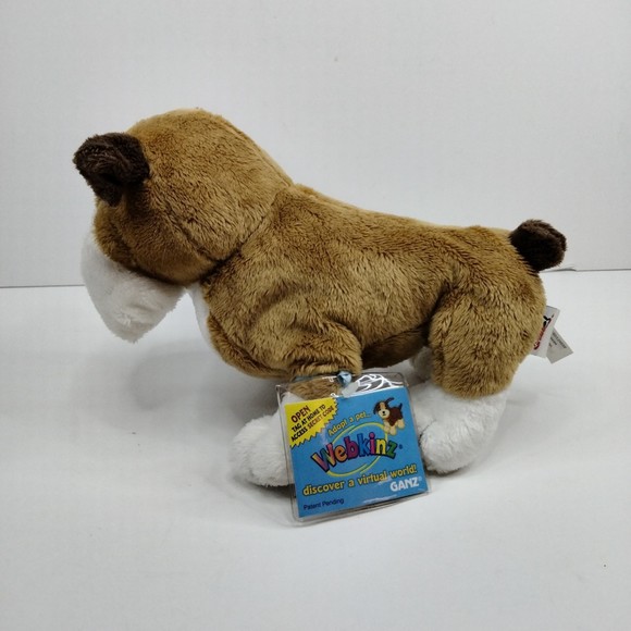 webkinz | Toys | Webkinz Ganz Hm26 Bulldog Stuffed Animal Plush With Sealed Unused Code Tag ...